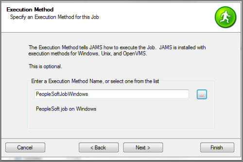 Setting Up a JAMS Job for PeopleSoft