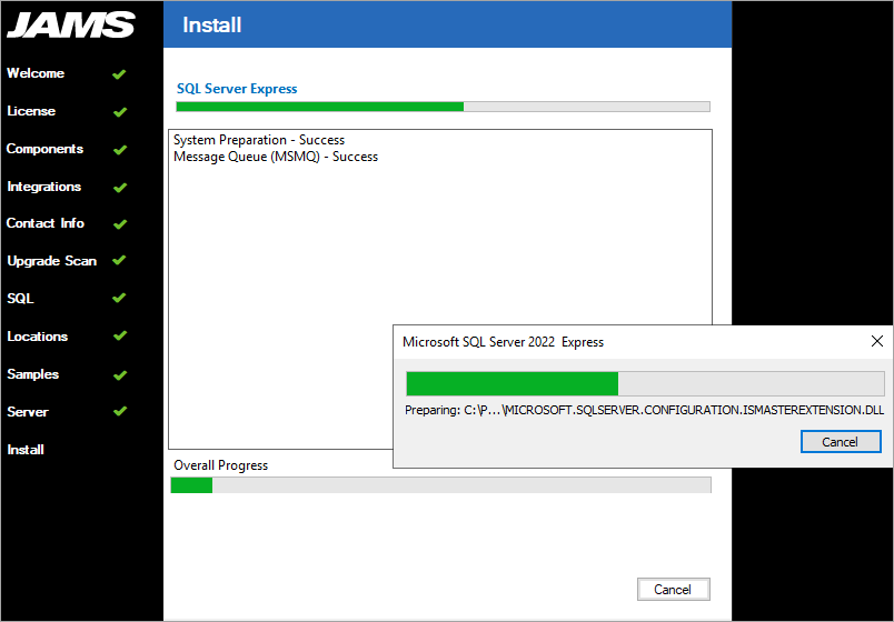 JAMS Installation Guide